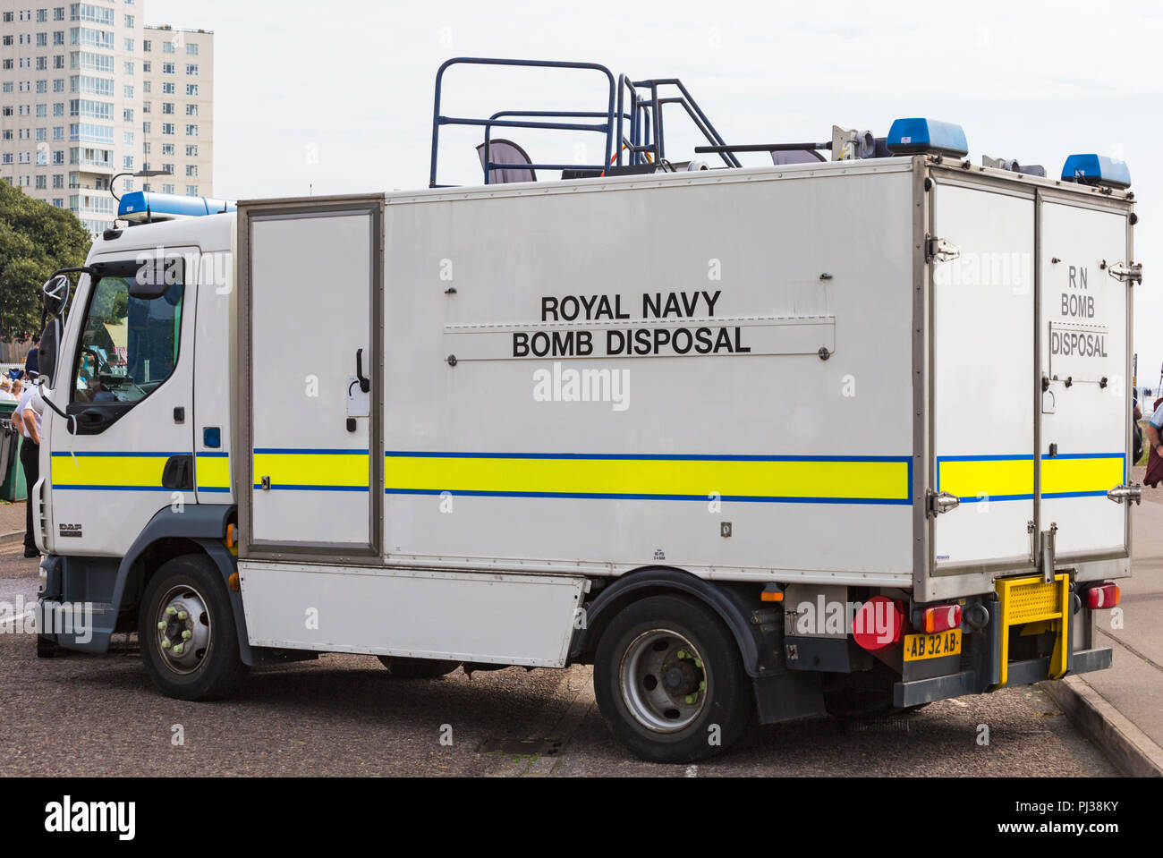 Royal Navy Bomb Disposal vehicle at Bournemouth Air Festival ...