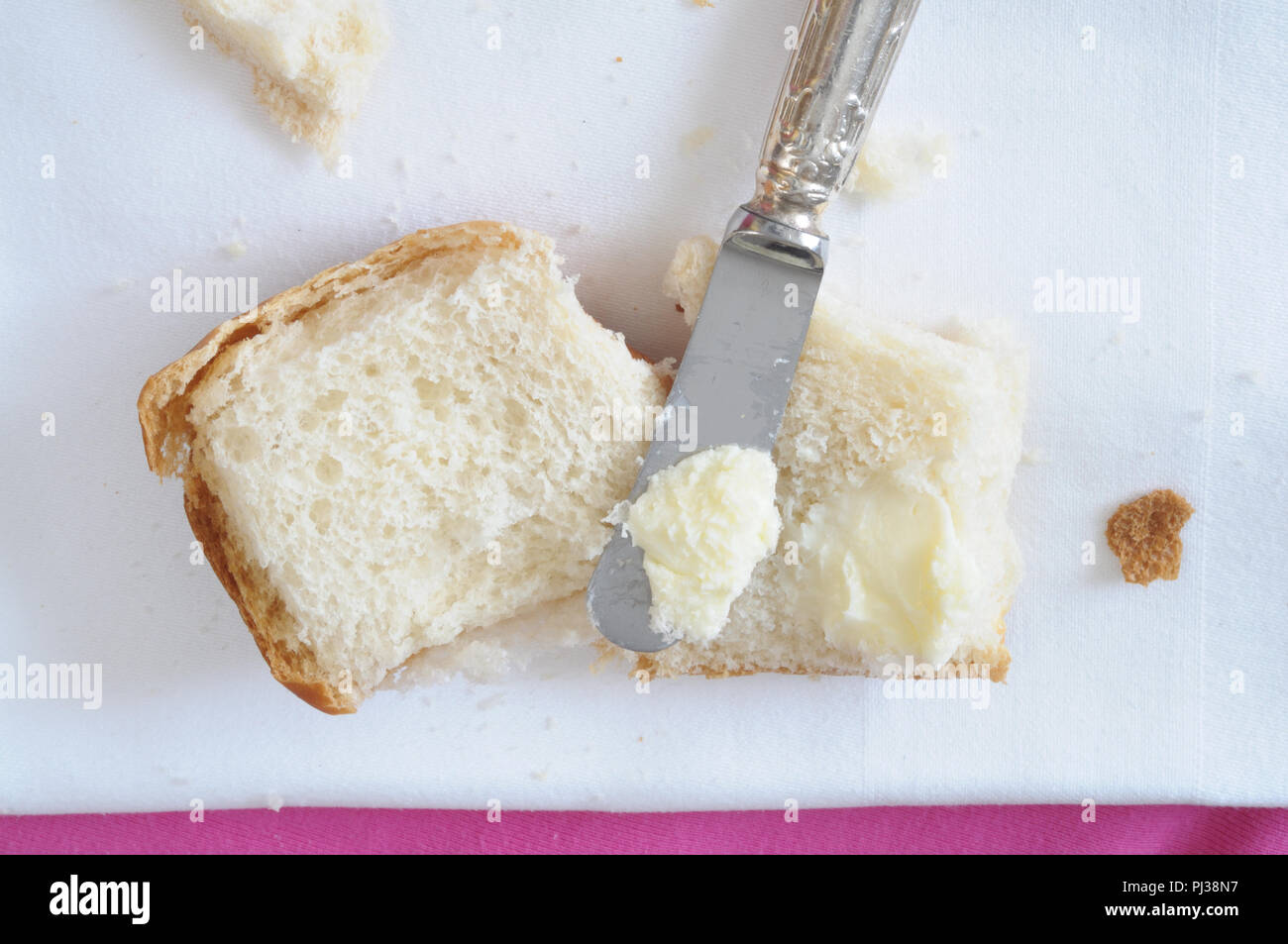 Butter curl on knife hi-res stock photography and images - Alamy