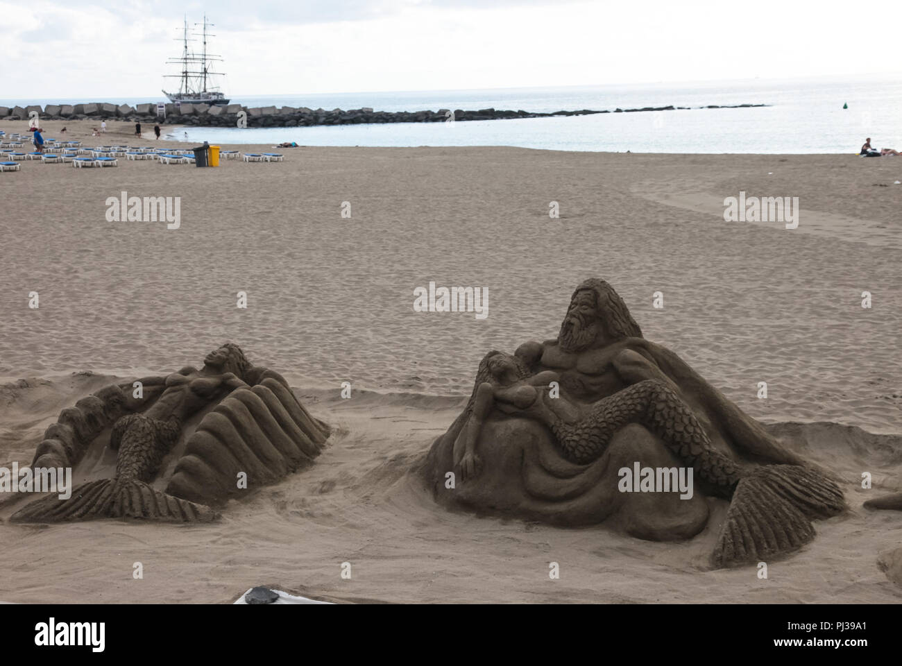 Creative mermaid sculpture hi-res stock photography and images - Alamy