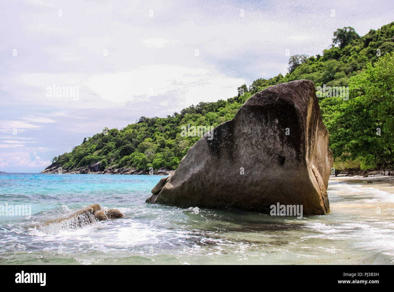 The rocks and hills near Phuket. Beaches of Thailand Stock Photo - Alamy