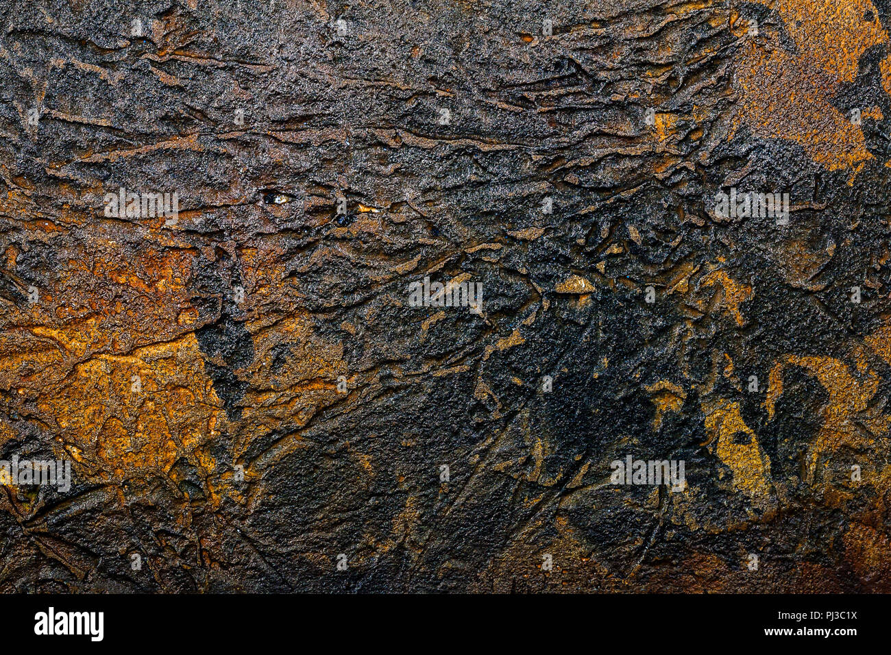 Black with brown bumpy wall stucco texture background. Decorative wall ...