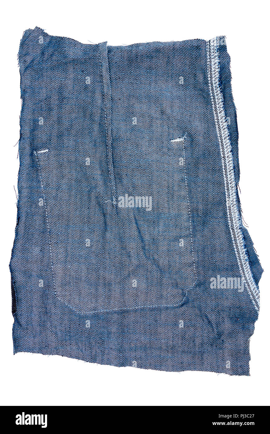 Frayed denim detail Cut Out Stock Images & Pictures - Alamy