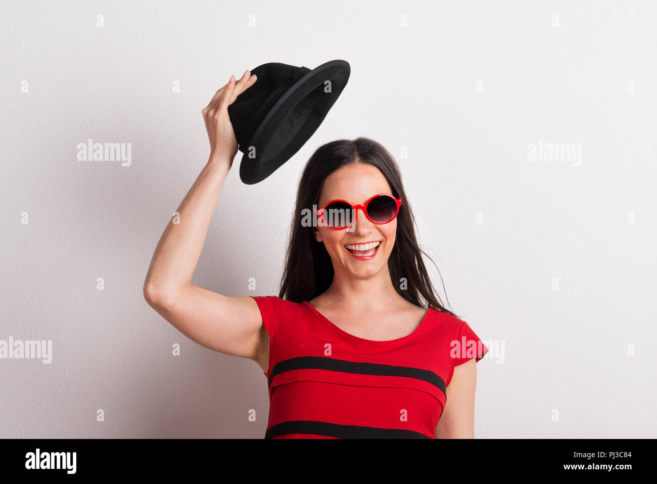 Lifting hat hi-res stock photography and images - Alamy