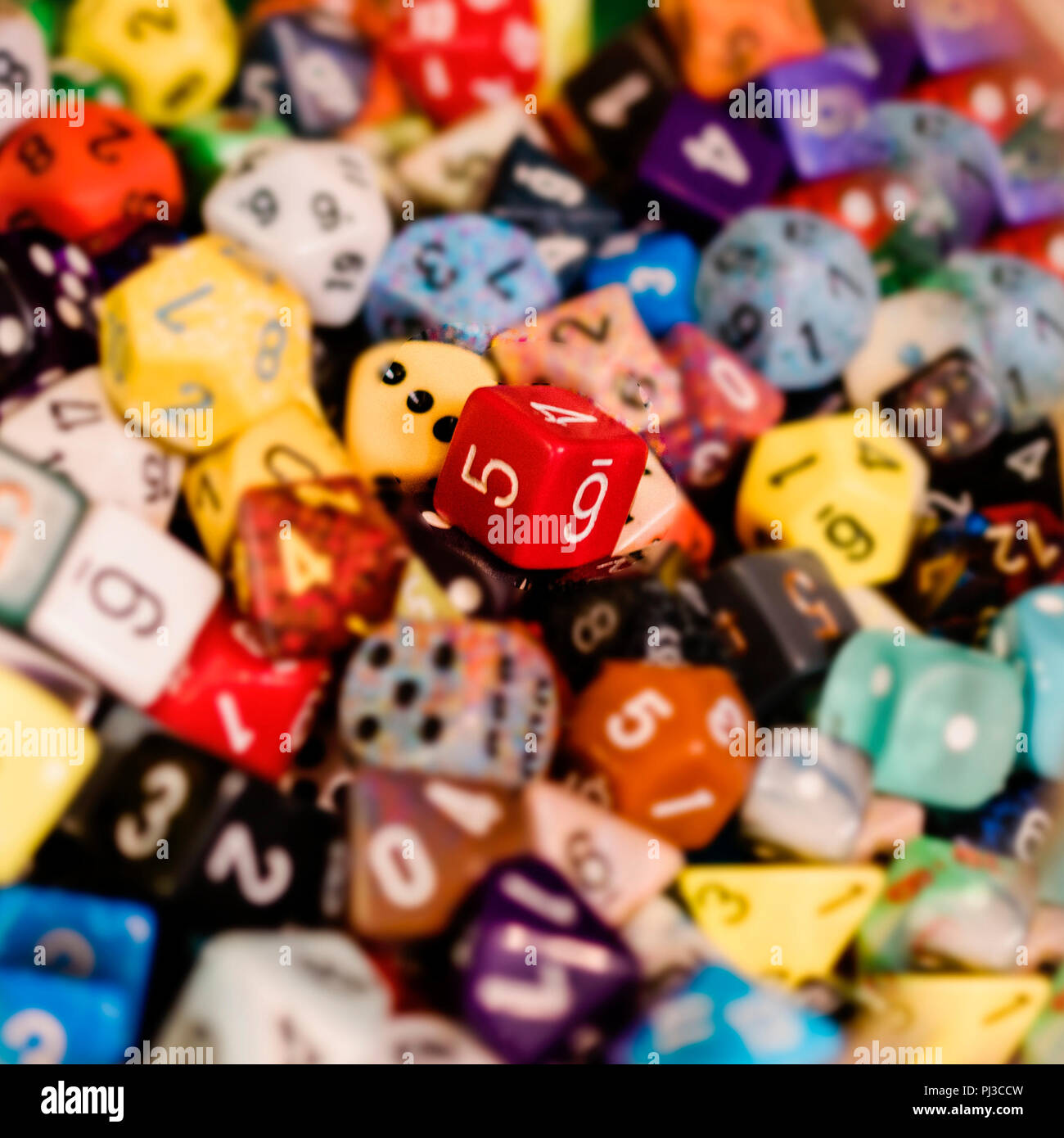 Multi polyhedral dice hi-res stock photography and images - Alamy