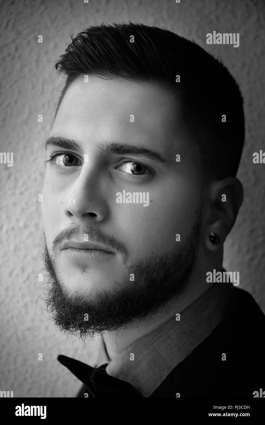 Smartly dressed model Black and White Stock Photos & Images - Alamy