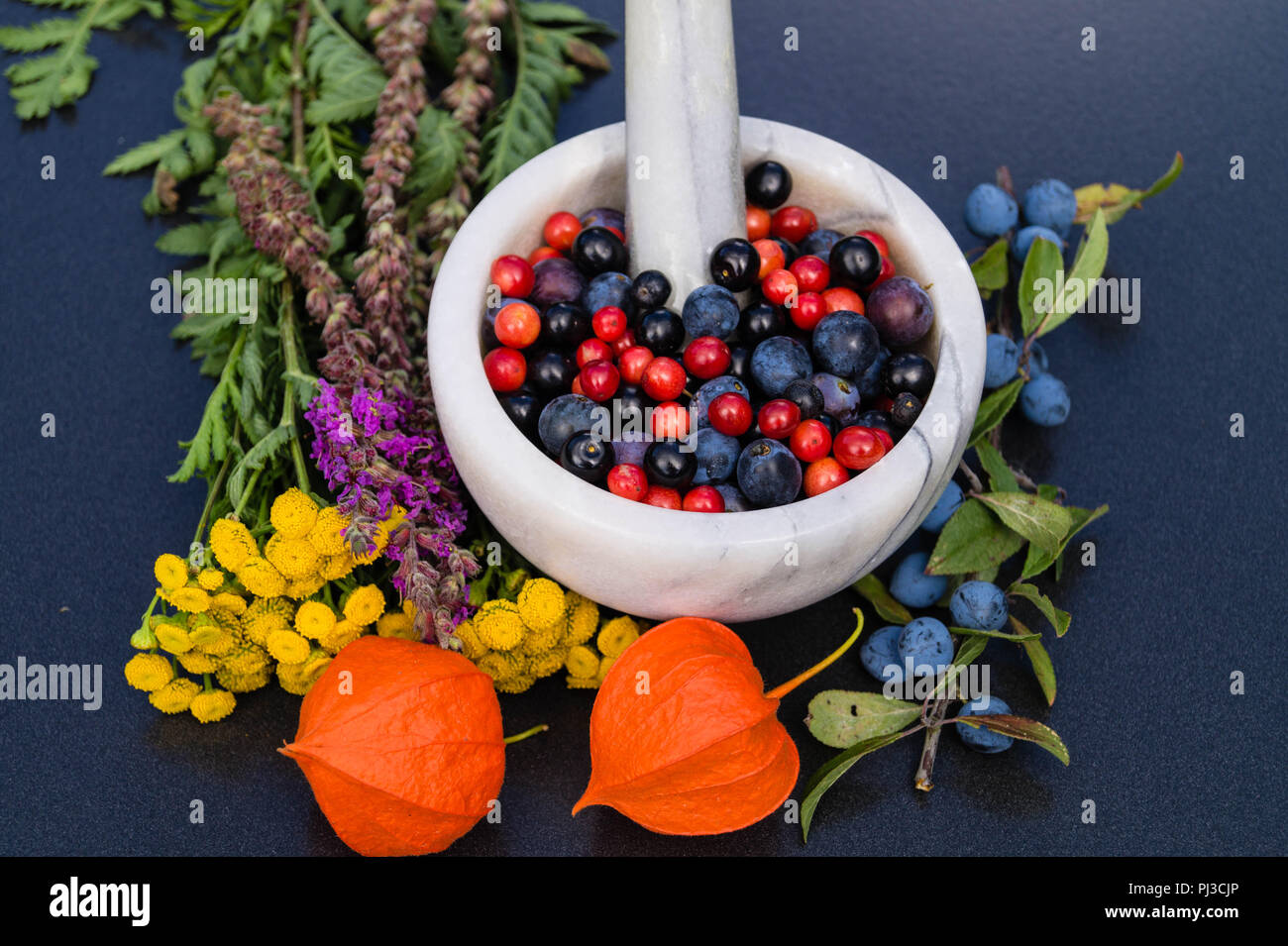 different berries colourful and healthy Stock Photo - Alamy