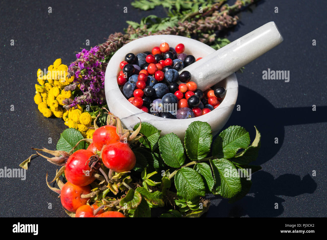 different berries colourful and healthy Stock Photo - Alamy
