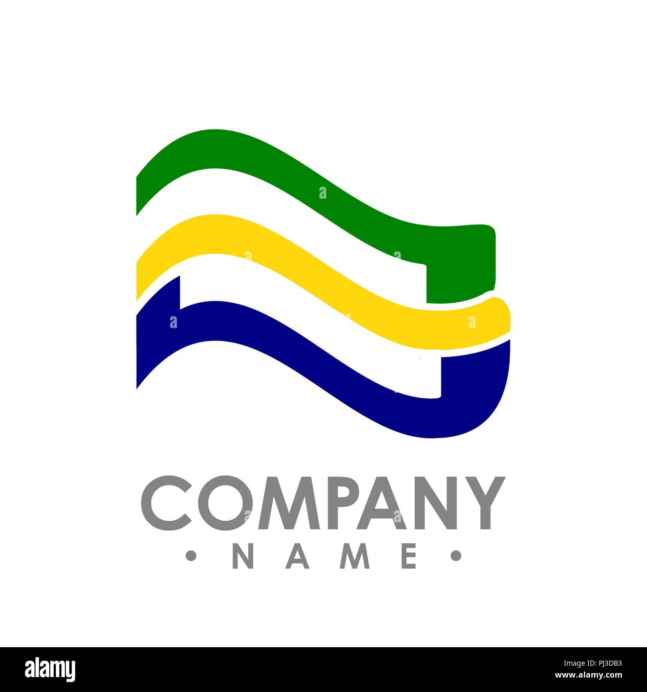 Abstract shape logo. Vector abstract logo. Abstract design element ...