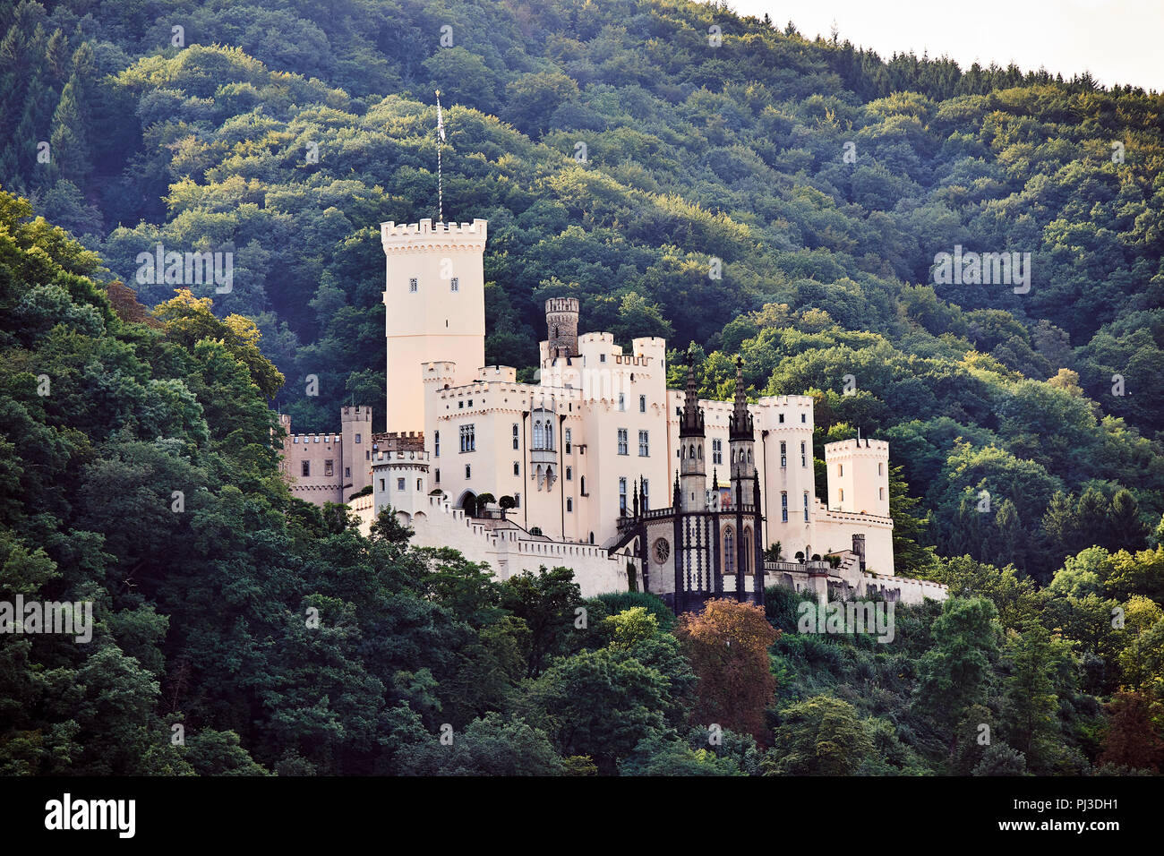 Stolzenfels Castle (Schloss Stolzenfels) 13th century former medieval ...