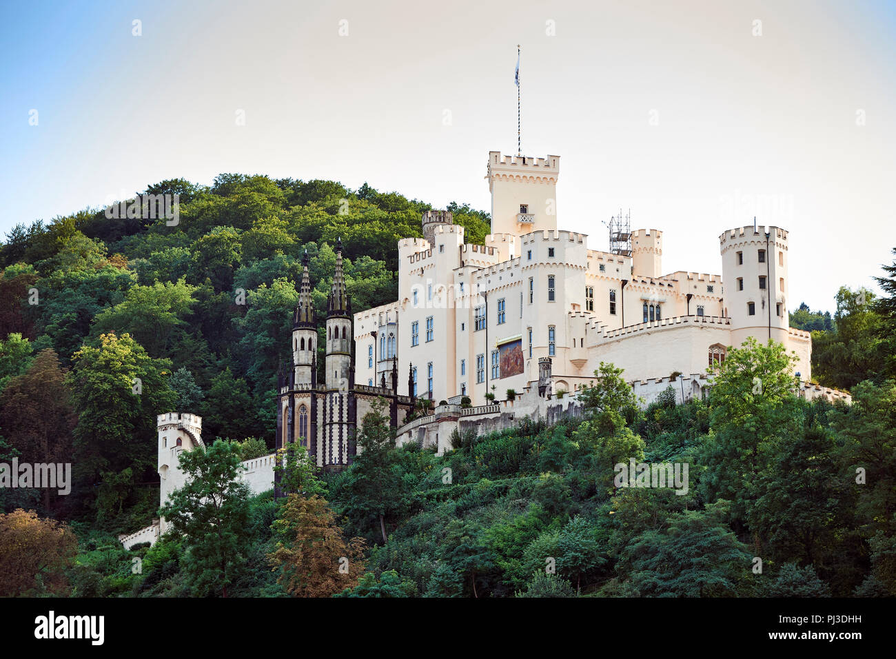 Stolzenfels Castle (Schloss Stolzenfels) 13th century former medieval ...