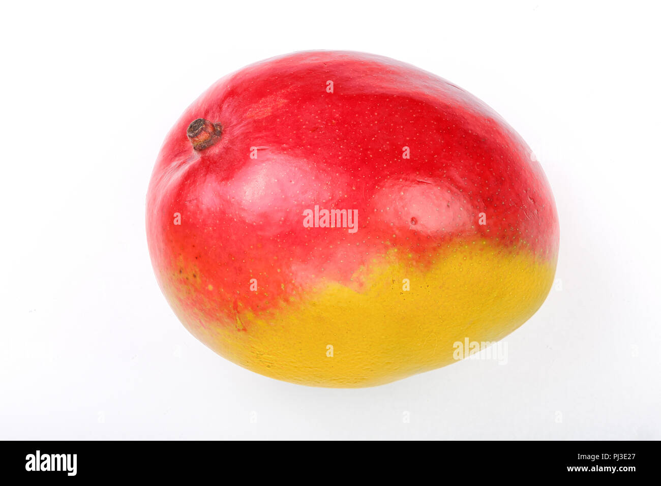 Mango fruit isolated on white background close-up without shadow Stock ...