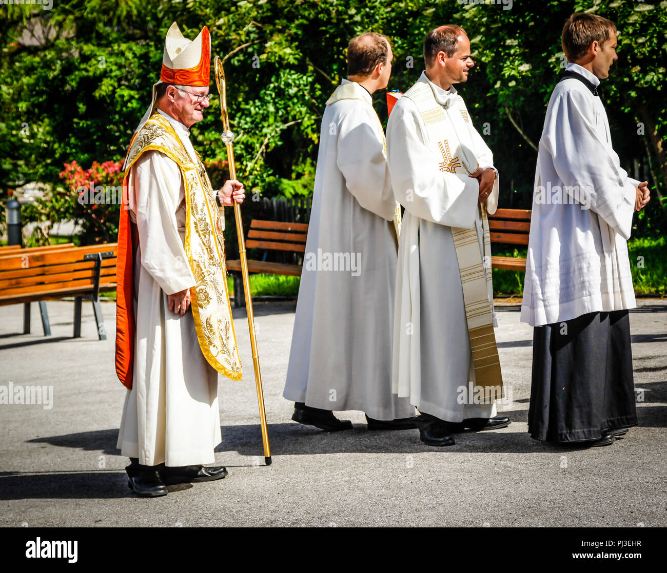 Catholic altar boy's cross hi-res stock photography and images - Alamy