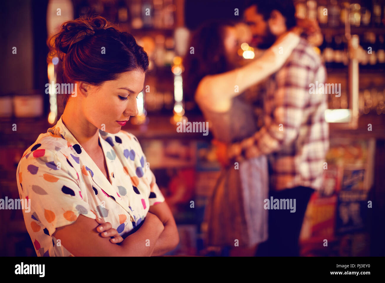 Woman ignoring hi-res stock photography and images - Alamy