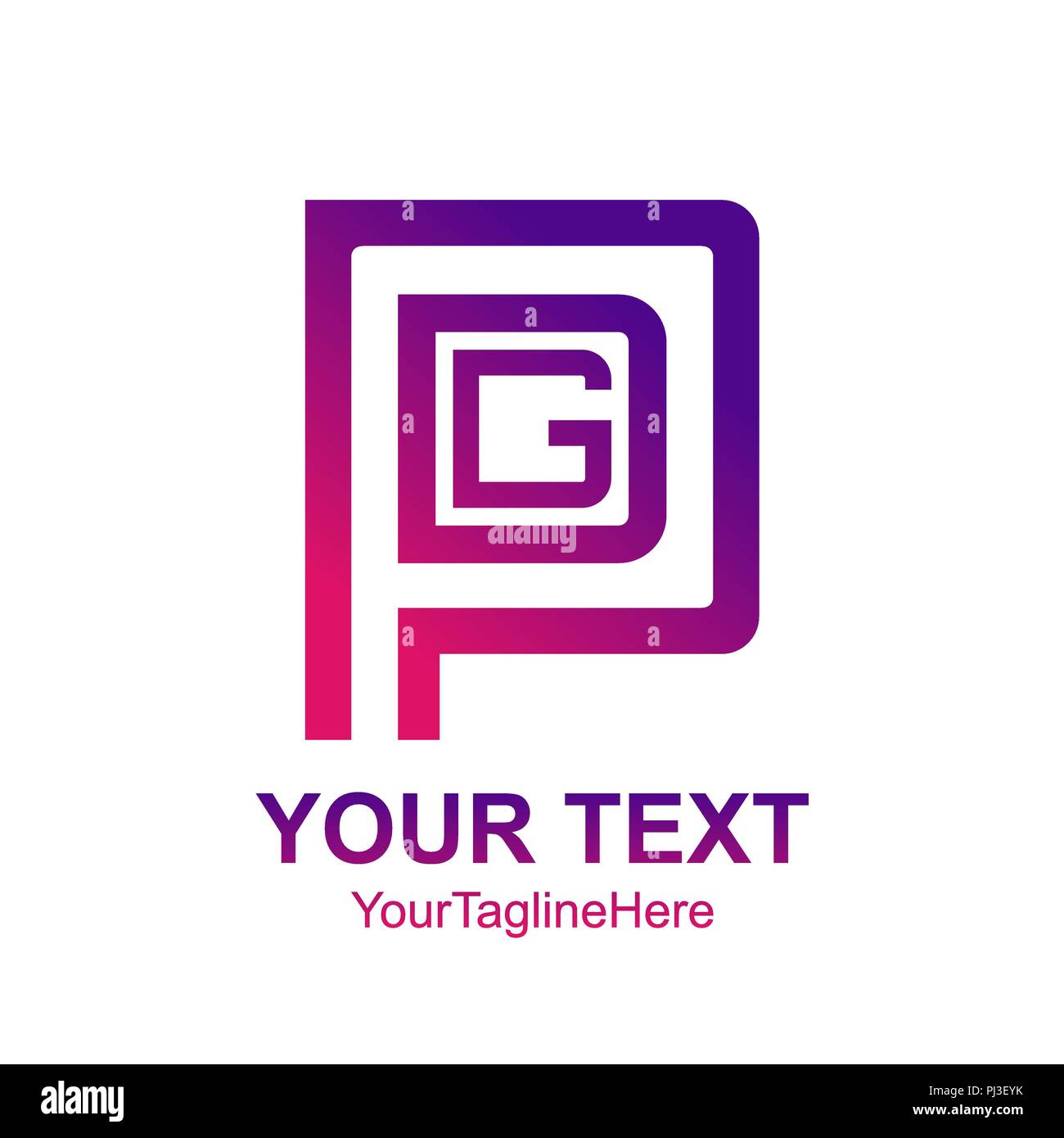 Initial pdg logo Stock Vector Images - Alamy