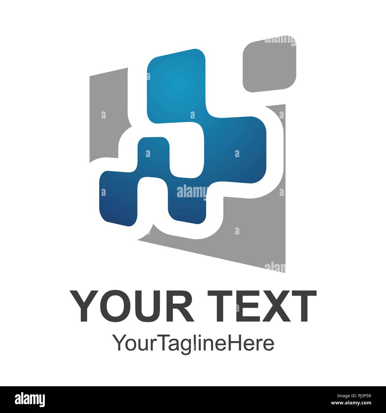 Abstract Square technology logo design template elements. abstract ...