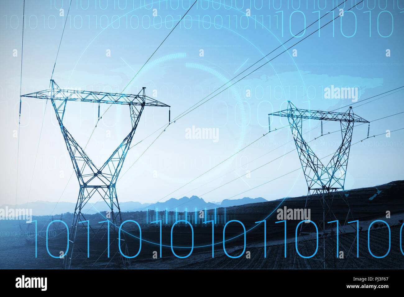 Composite image of interface Stock Photo - Alamy