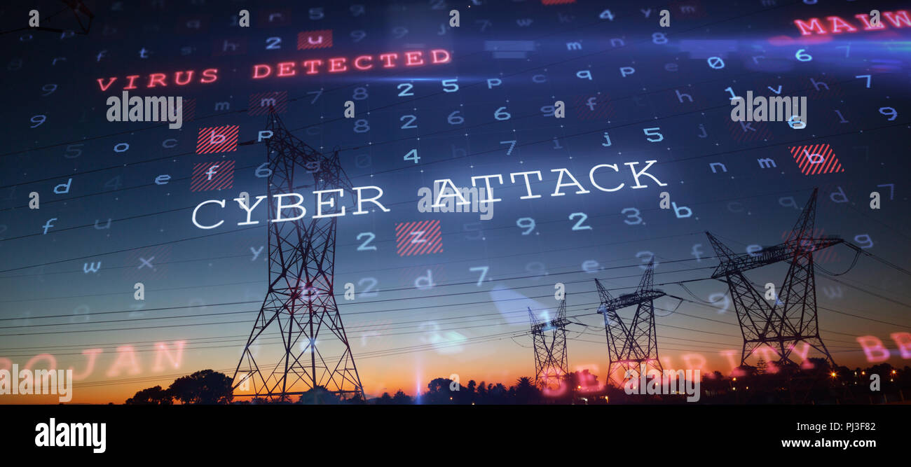 Composite image of virus background Stock Photo - Alamy