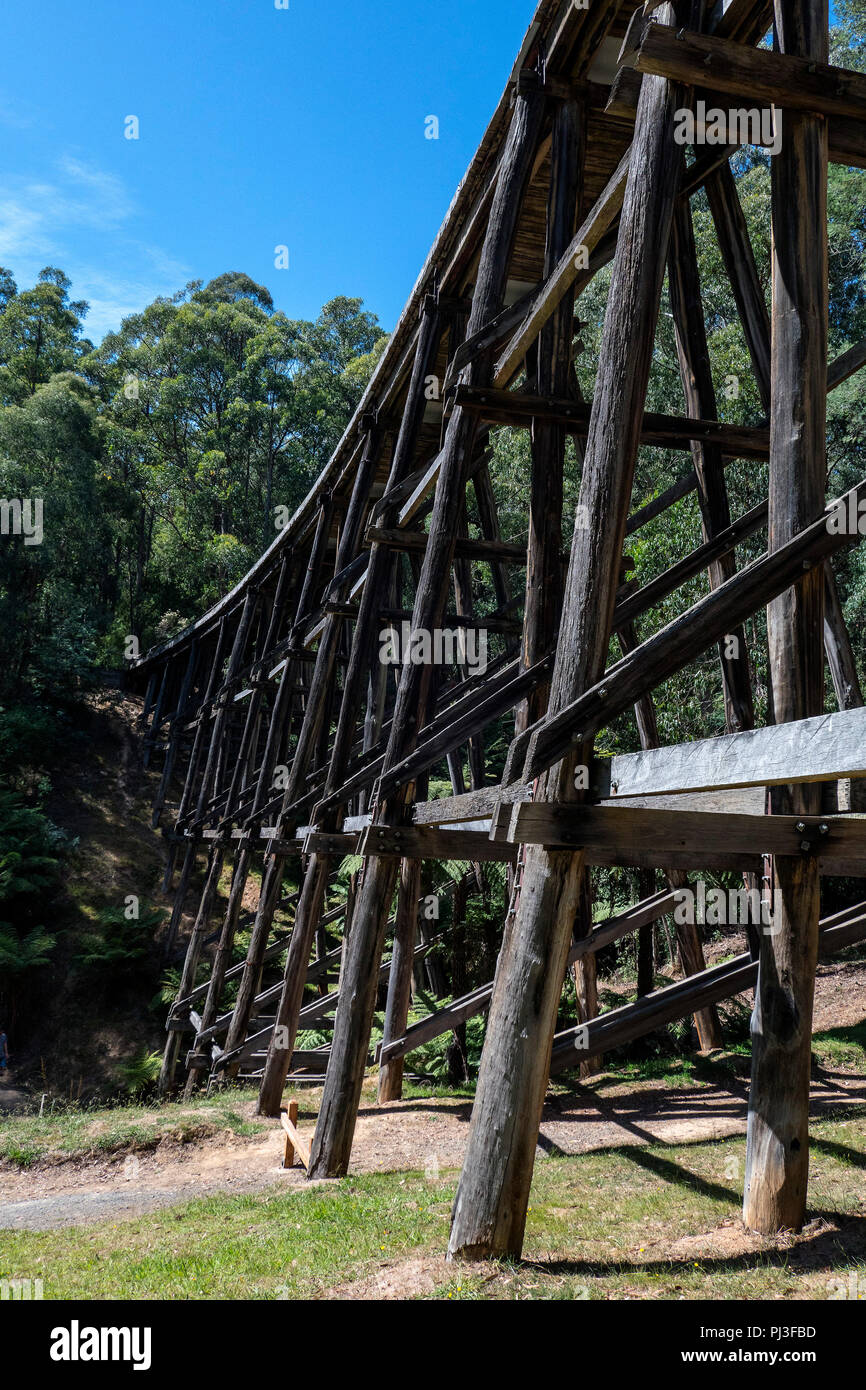 Noojee trestle bridge rail trail hi-res stock photography and images ...
