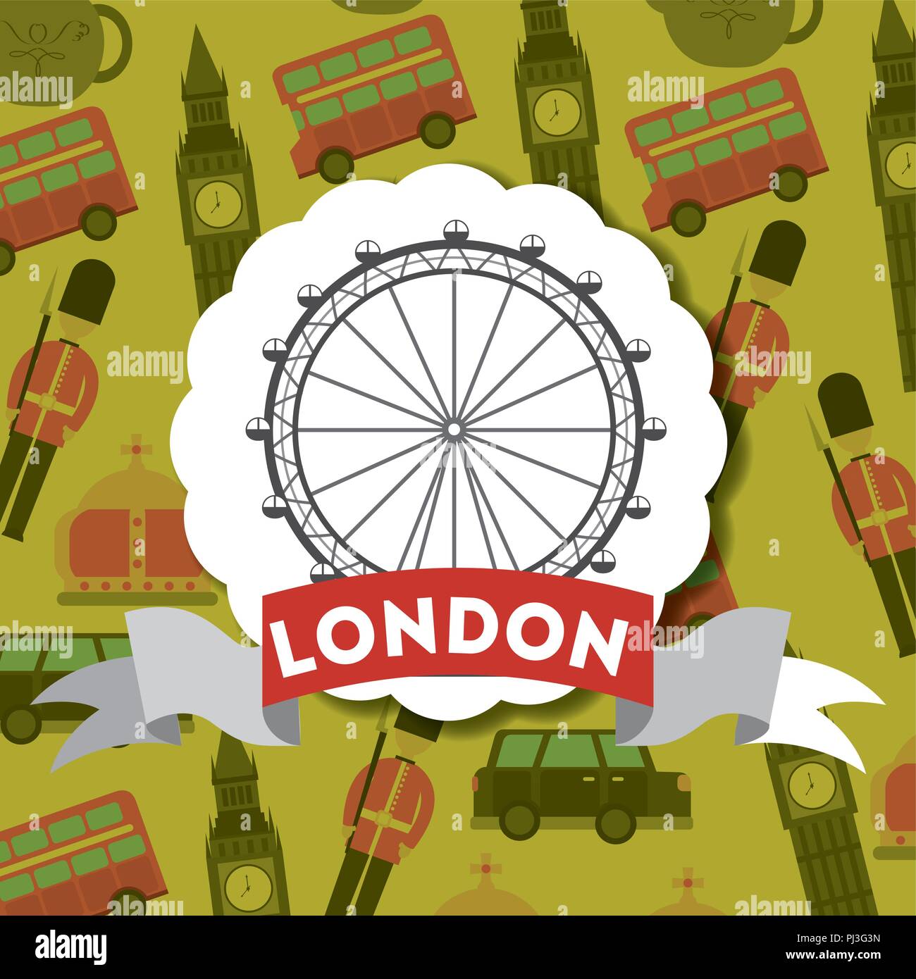 Visiting britain Stock Vector Images - Alamy