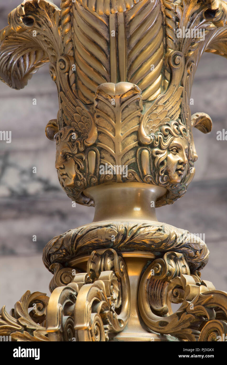 Tiffany Roman signal light, State Capitol Mall, Olympia, Washington ...