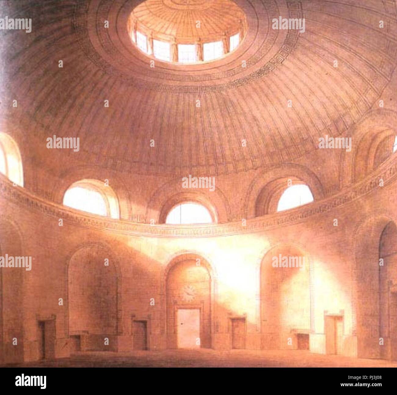 Bank of England - Soane's rotunda edited Stock Photo - Alamy