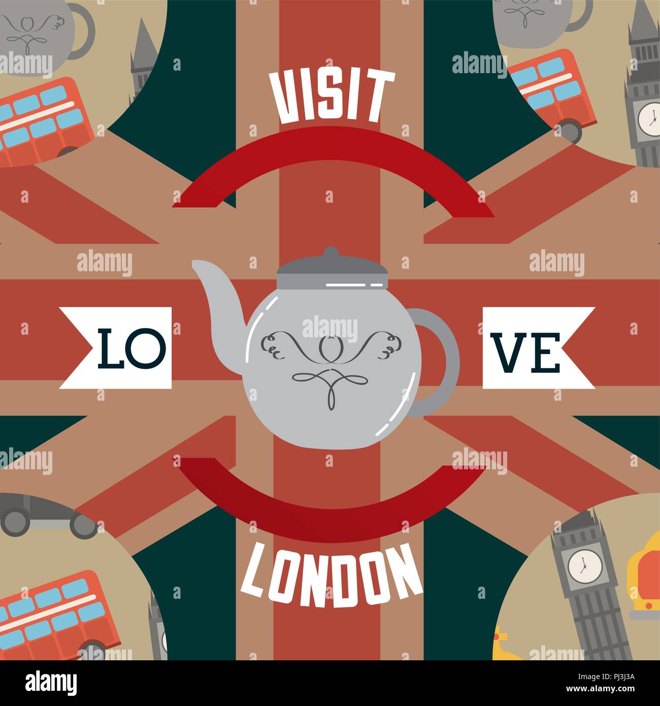 love visit london Stock Vector Image & Art - Alamy