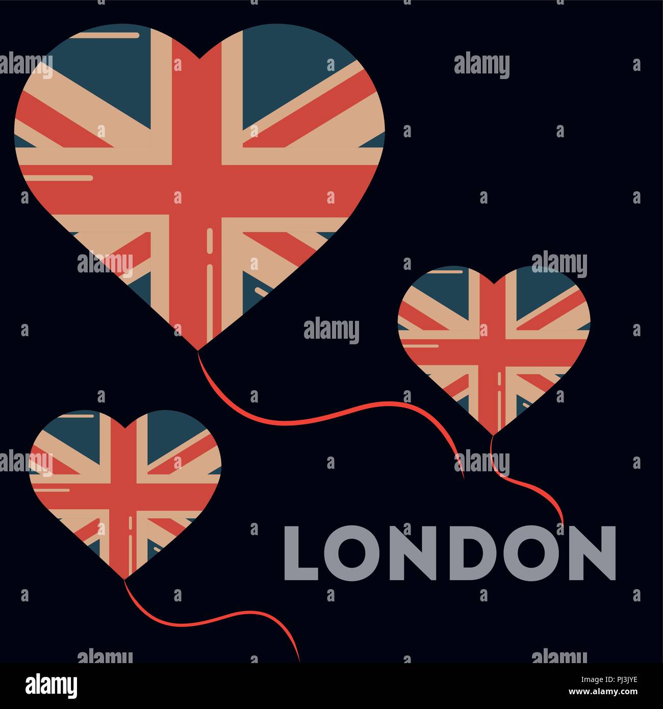 love visit london Stock Vector Image & Art - Alamy
