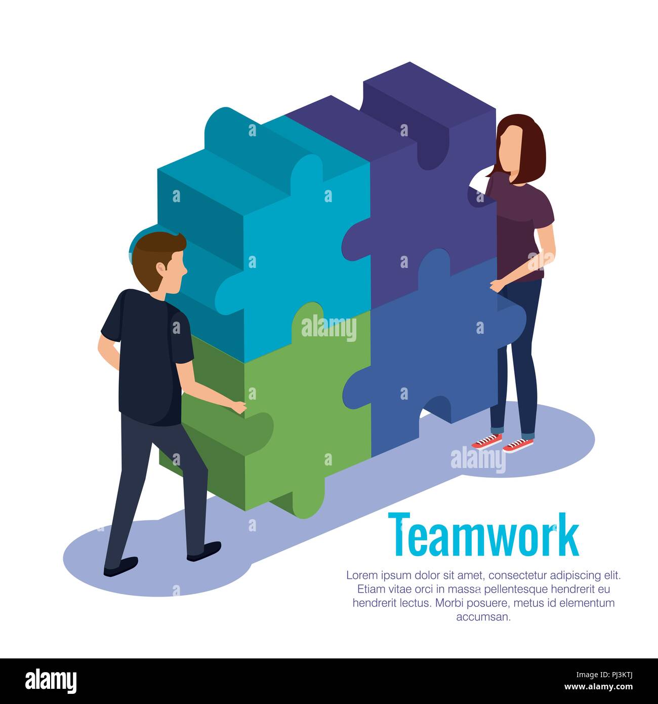 Diverse pieces Stock Vector Images - Alamy