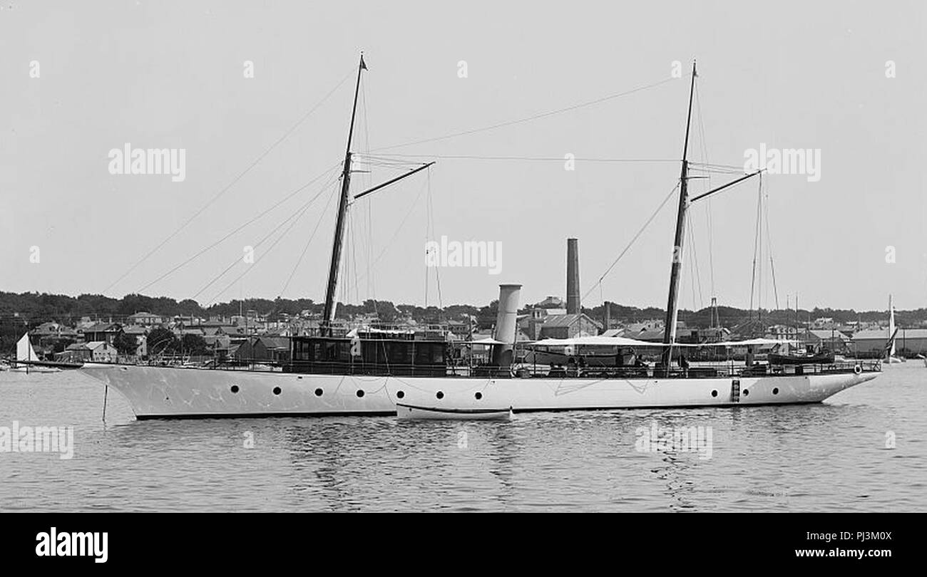 Ballymena (steam yacht) 03 Stock Photo - Alamy