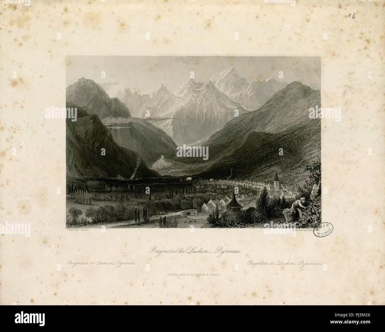 Bagnères de Luchon, Pyrénées = Bagnères de Luchon, Pyreneen - Fonds ...