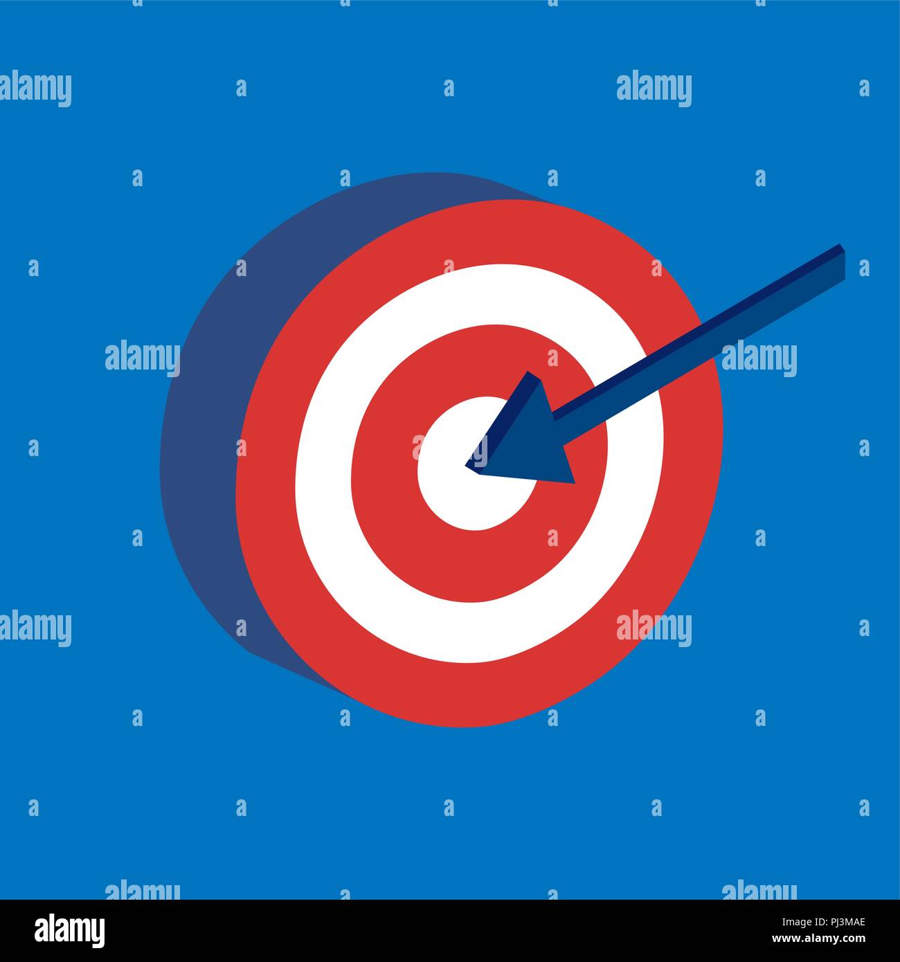 target with arrow icon Stock Vector Image & Art - Alamy