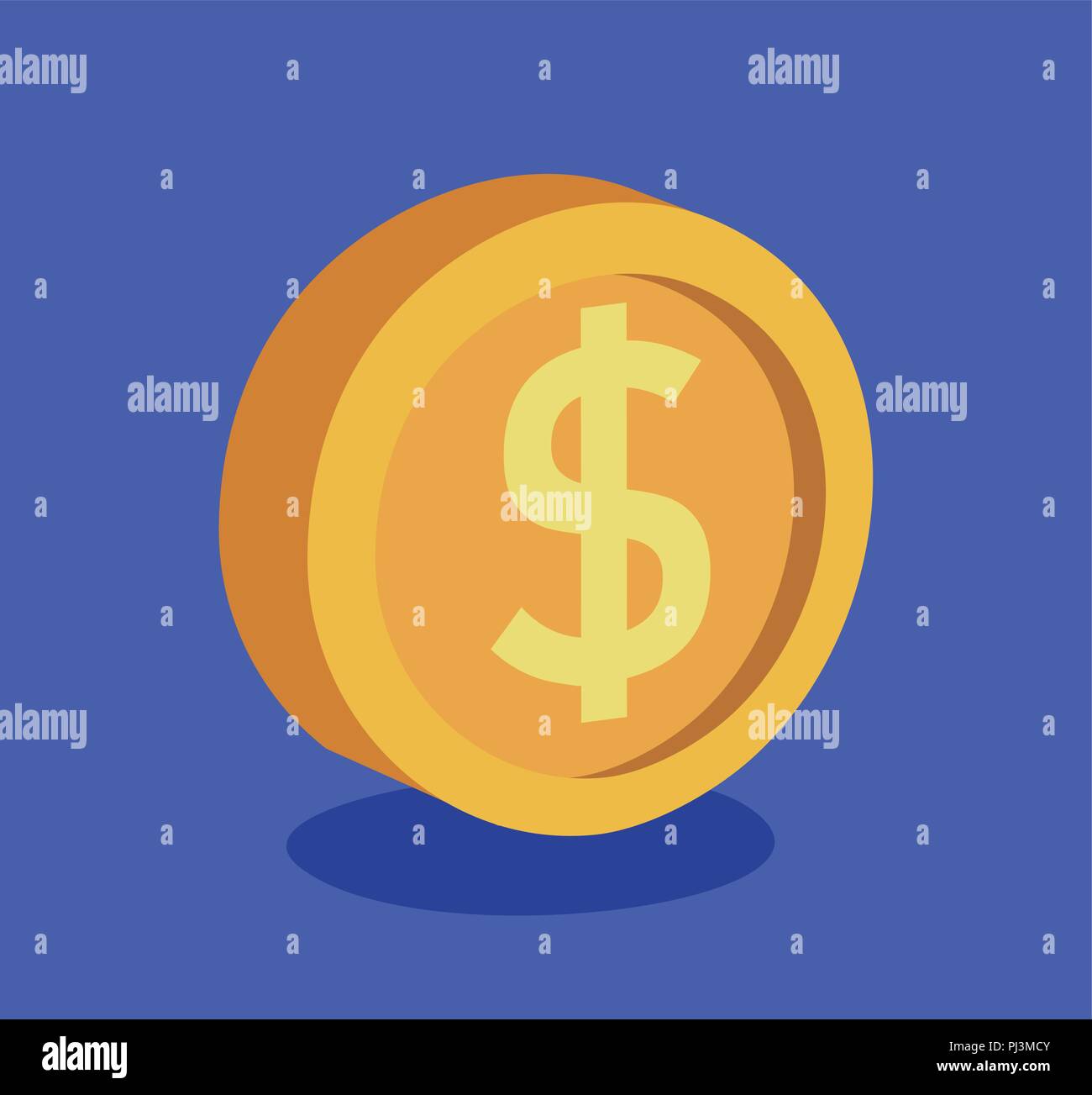 coin money isolated icon Stock Vector Image & Art - Alamy