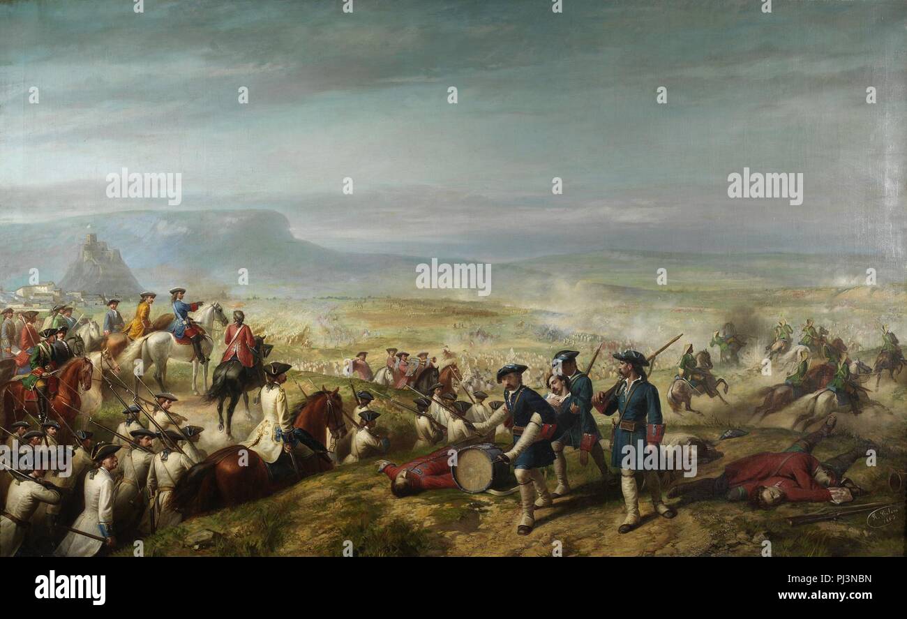 Balaca-Battle of Almansa Stock Photo - Alamy