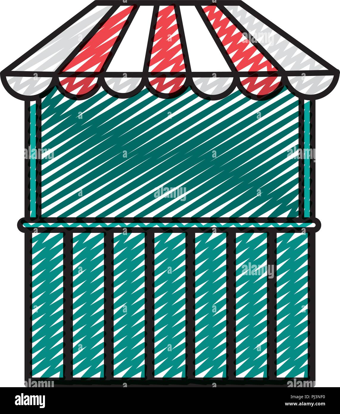 doodle carnival store festival event style Stock Vector Image & Art - Alamy