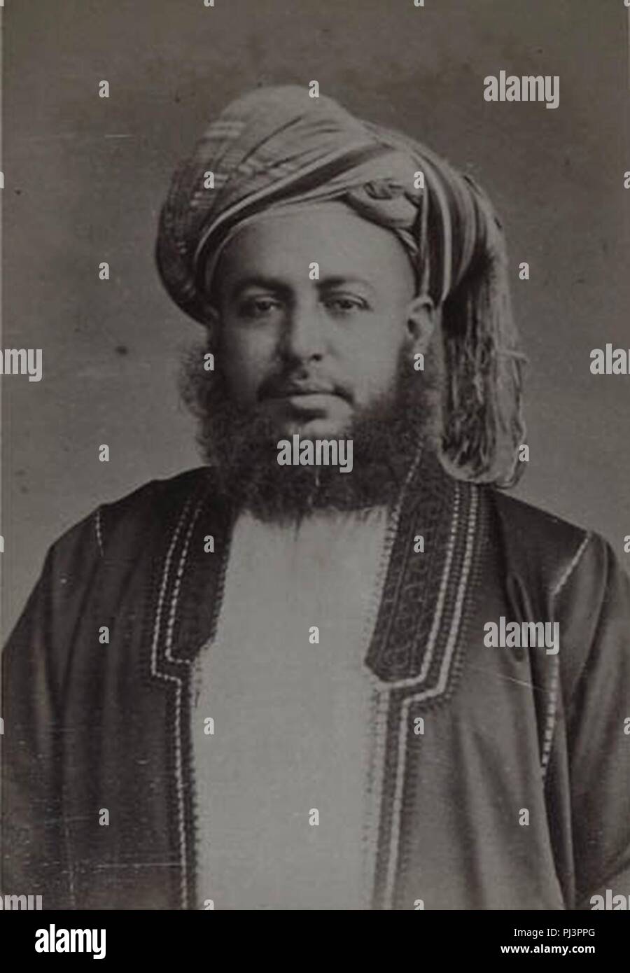 Barghash bin Said of Zanzibar Stock Photo - Alamy