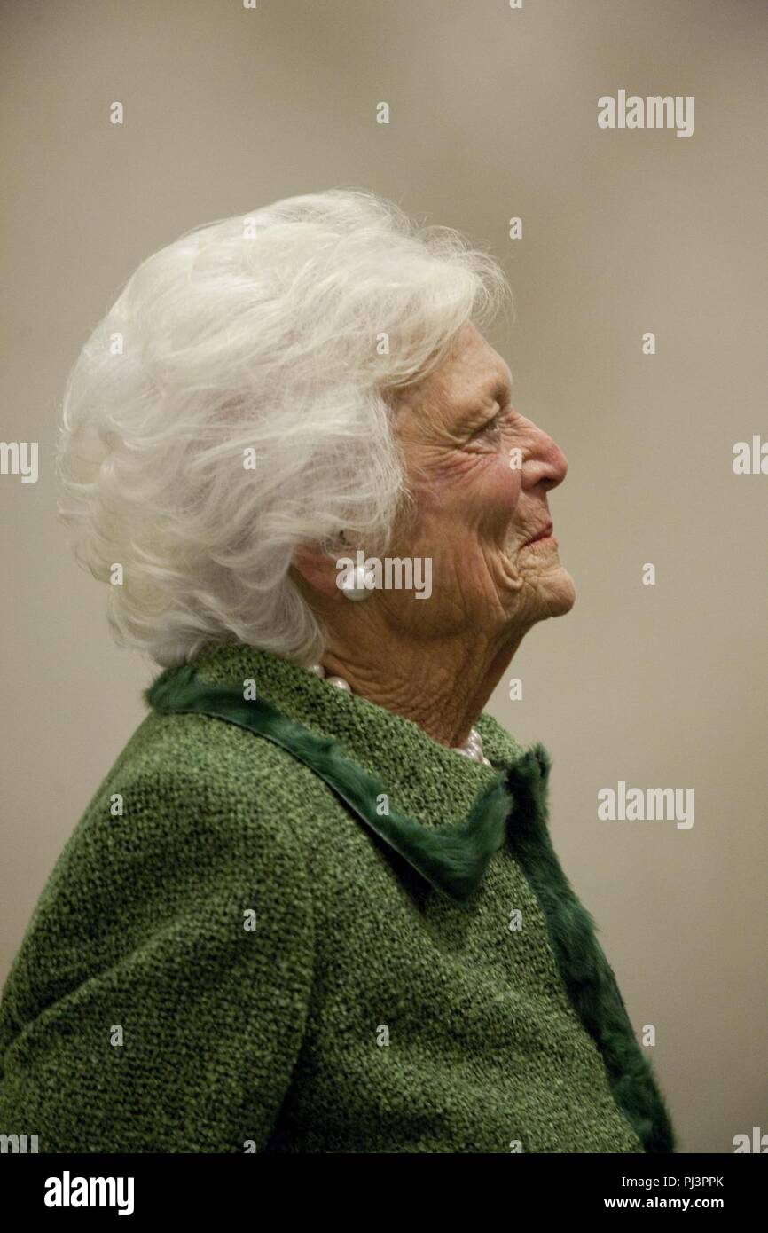 Barbara Bush at LBJ Presidential Library Stock Photo - Alamy