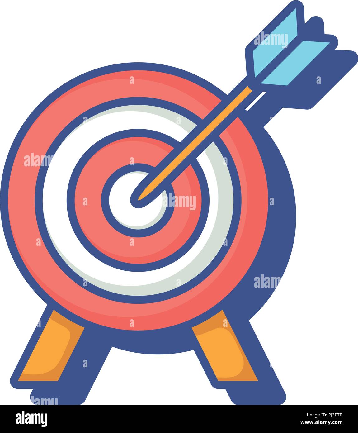 target icon over white background, vector illustration Stock Vector ...