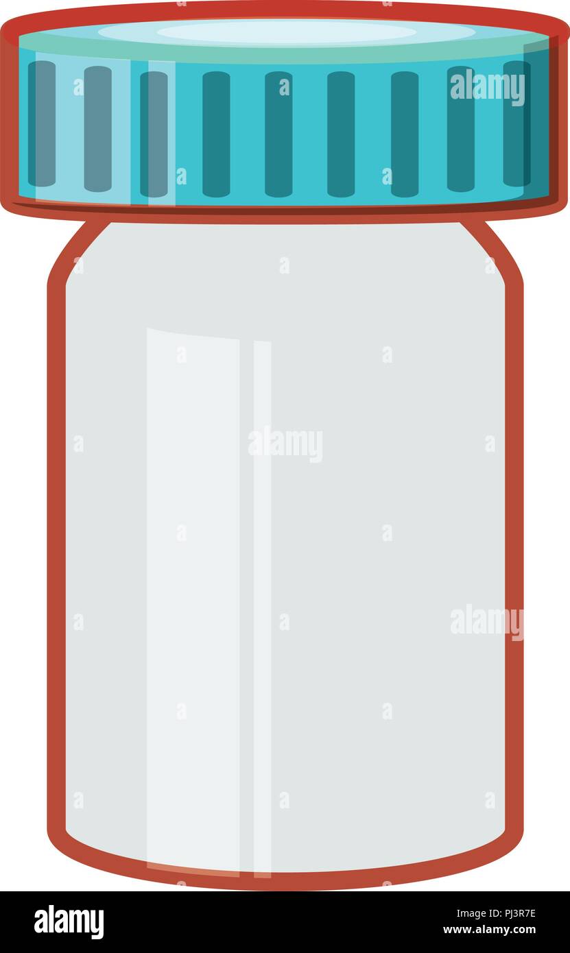 test bottle icon over white background, vector illustration Stock ...