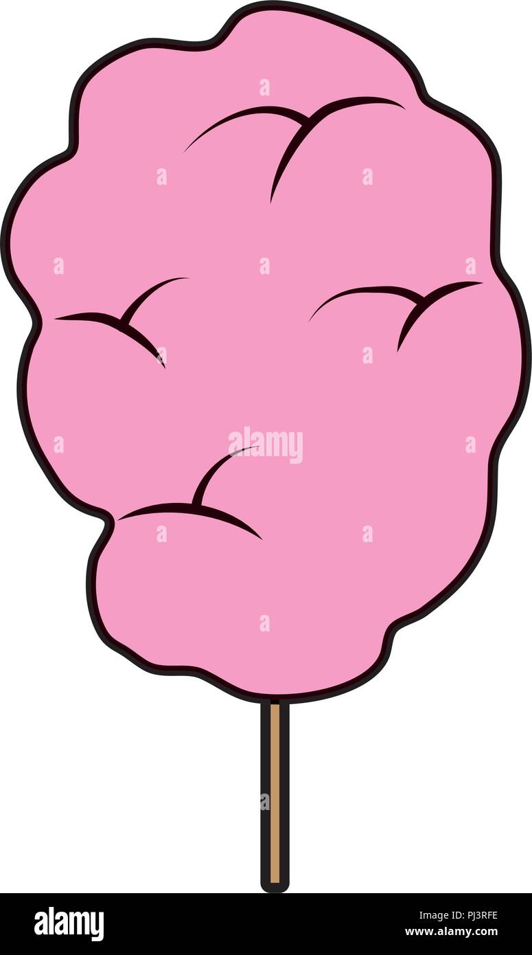 Candy Floss And Candy Stock Vector Images - Alamy