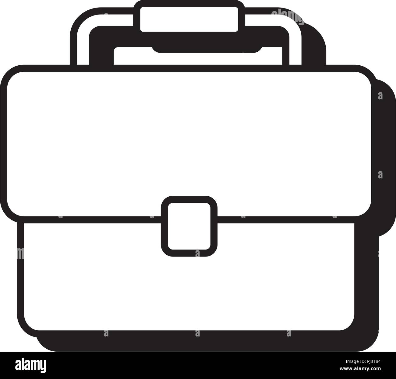 business portfolio icon over white background, vector illustration ...