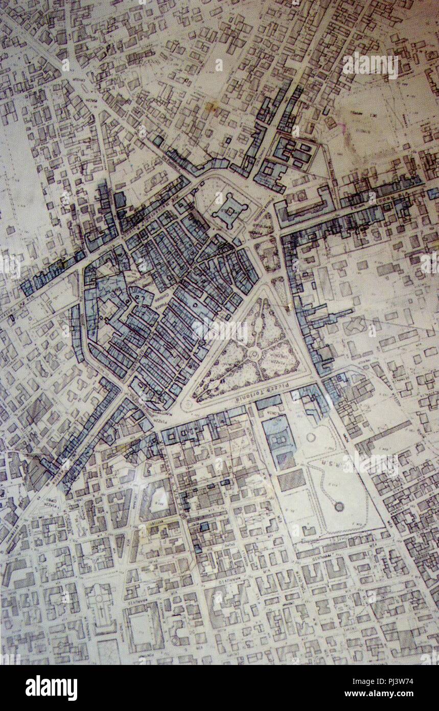 Avezzano mappe 1915 Stock Photo - Alamy