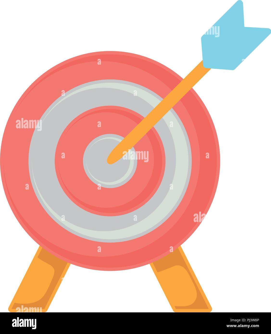 target icon over white background, vector illustration Stock Vector ...