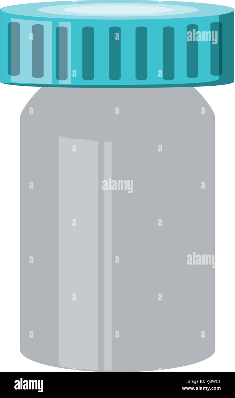 test bottle icon over white background, vector illustration Stock ...