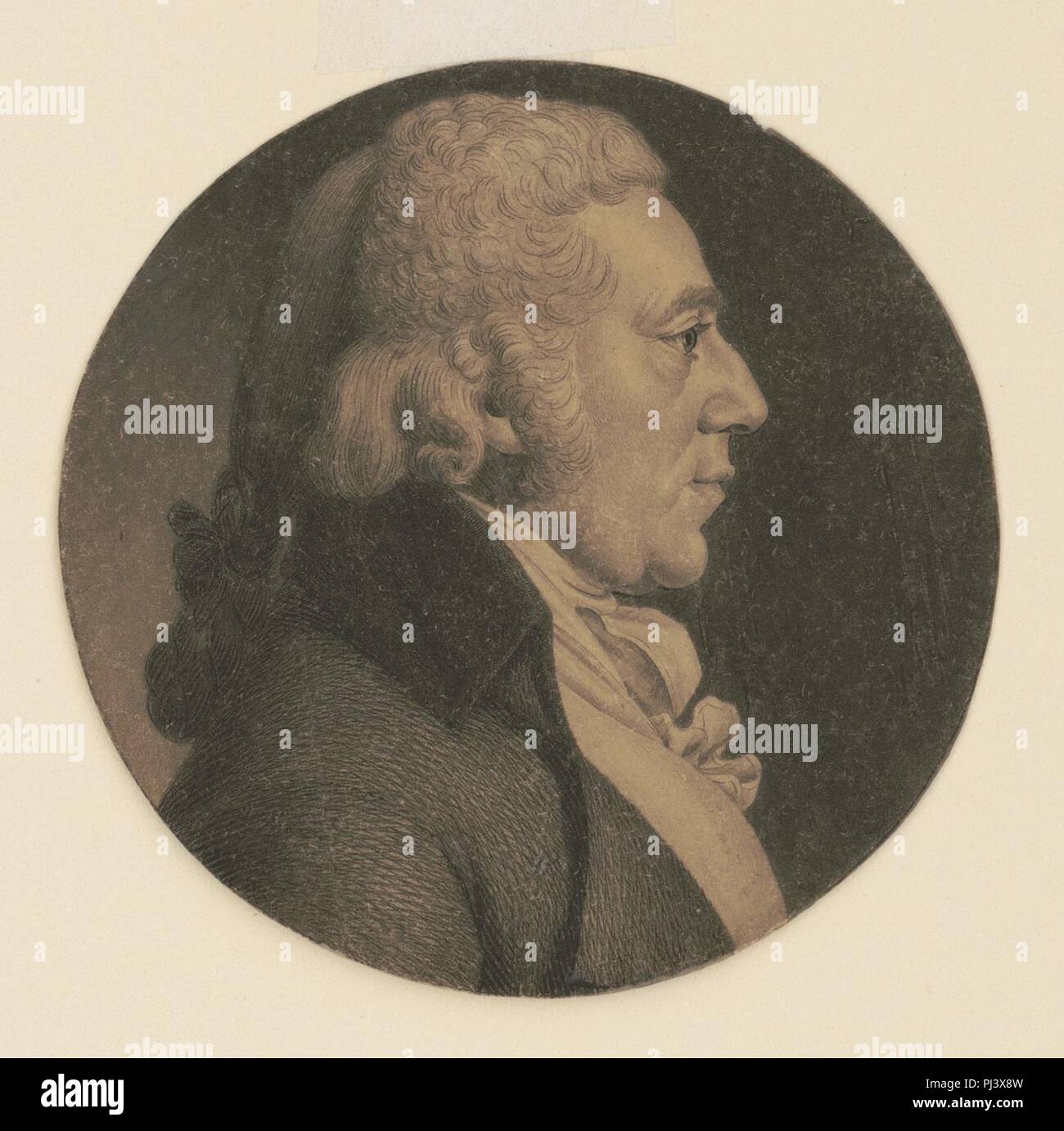 Bailey Bartlett, head-and-shoulders portrait, right profile Stock Photo ...