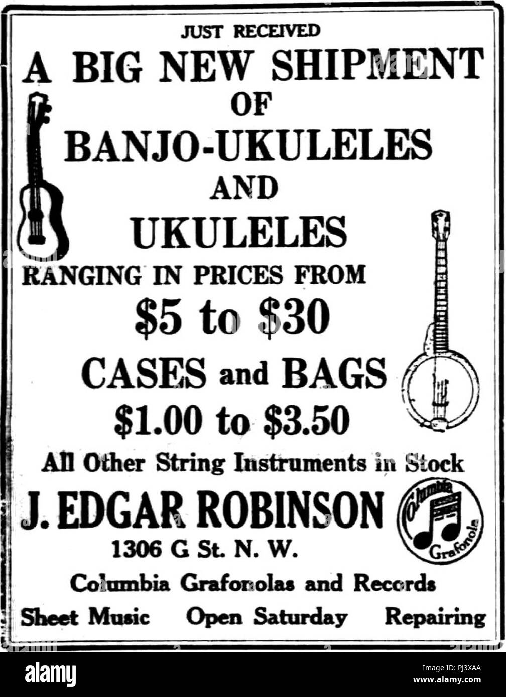 Banjo art Black and White Stock Photos & Images - Alamy