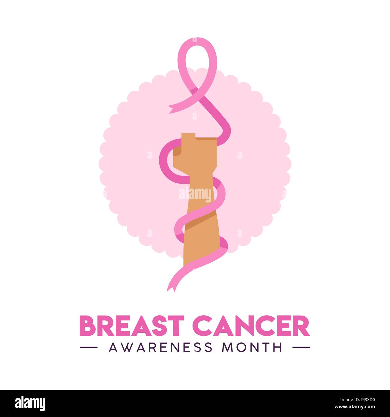 Pink Ribbon Cancer Vector