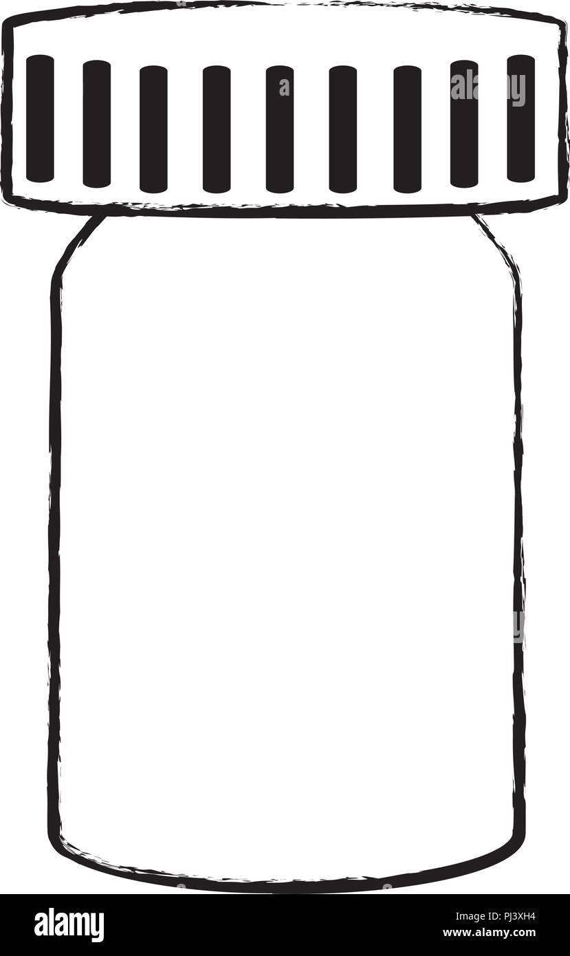 test bottle icon over white background, vector illustration Stock ...