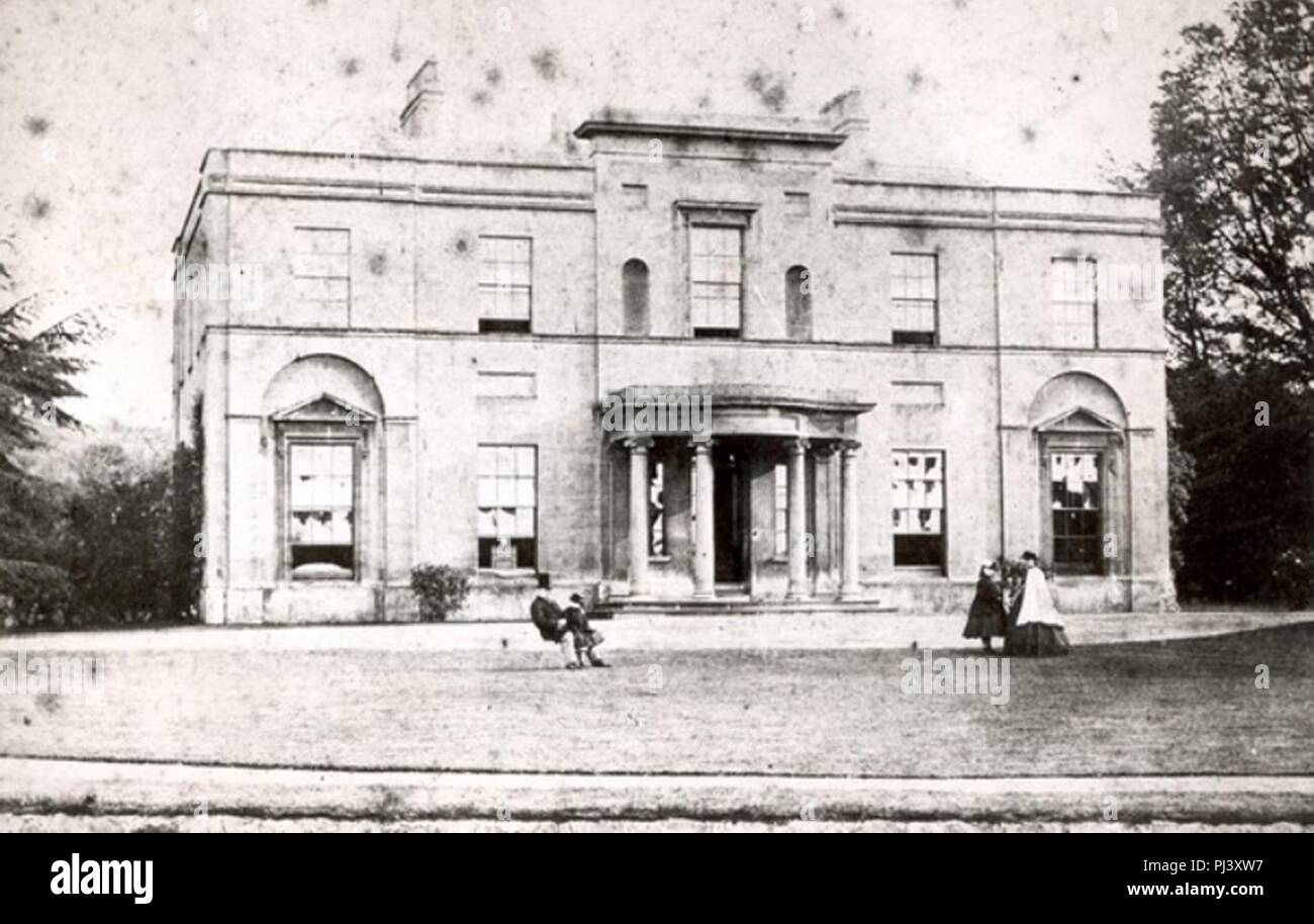 Backwell House 1864 Stock Photo - Alamy