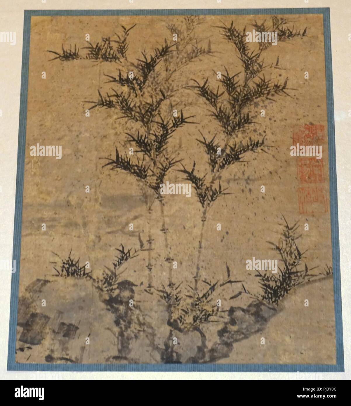 Bamboo, from the Hikkoen album of Chinese painting, Rongyang, China ...