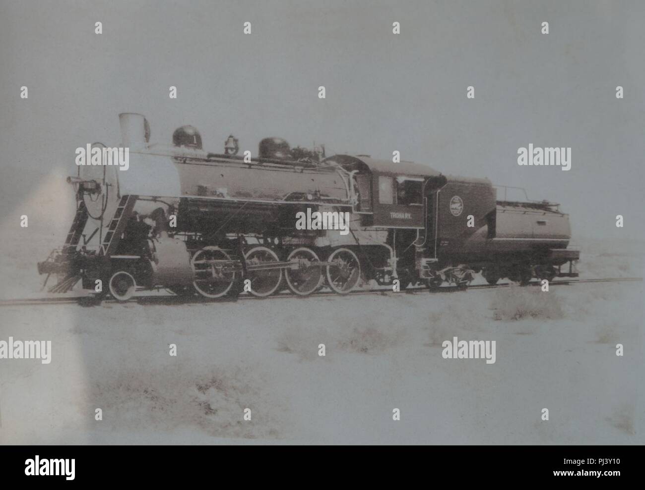 Baldwin steam locomotive of Trona Railway 01 Stock Photo - Alamy
